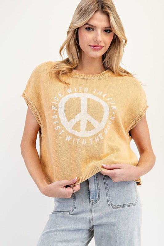 PEACE SIGN SWEATER – LondonEE & Co.